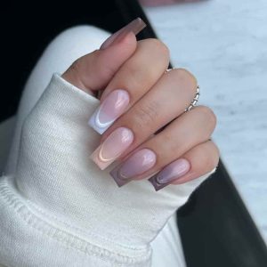 French Tip Square Nails: Stunning Designs To Elevate Your Style ...