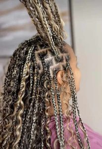 32 Bold Goddess Braids With Color For A Transformative Look - Glamour ...