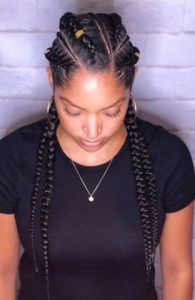 32 Bold Goddess Braids With Color For A Transformative Look - Glamour ...