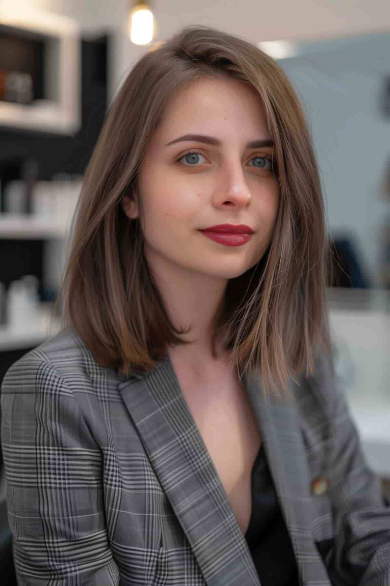 32 Stunning Blunt Shoulder Length Haircuts To Refresh Your Style ...