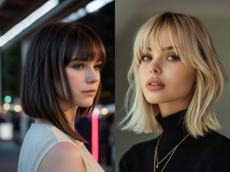 31 Trendy A Line Cuts With Bangs That Will Transform Your Style ...