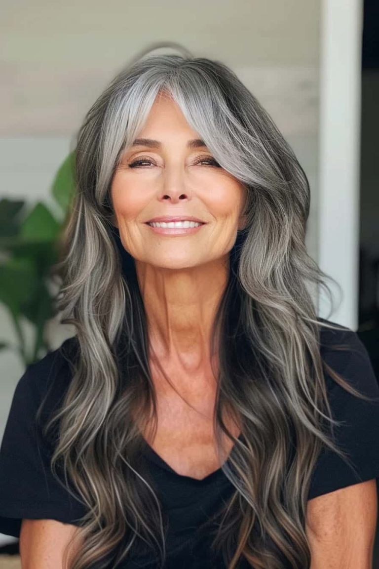 30 Timeless Elegance: Stunning Long Hairstyles For Women Over 60 ...