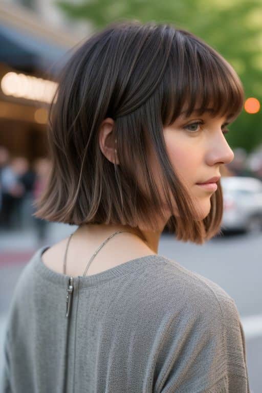 31 Trendy A Line Cuts With Bangs That Will Transform Your Style ...
