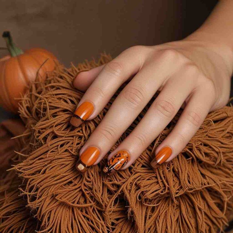 Stunning Fall Dip Nails To Inspire Your Next Manicure! - Glamour Corner