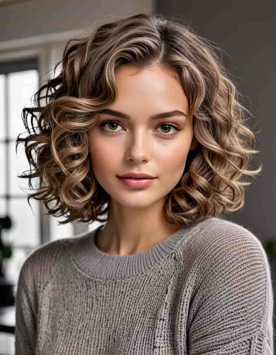 32 Stunning Shoulder Length Curly Hairstyles To Elevate Your Look ...