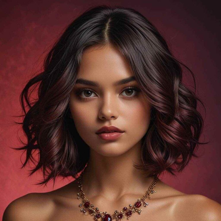 32 Stunning Red Highlights On Dark Hair To Elevate Your Look! - Glamour ...