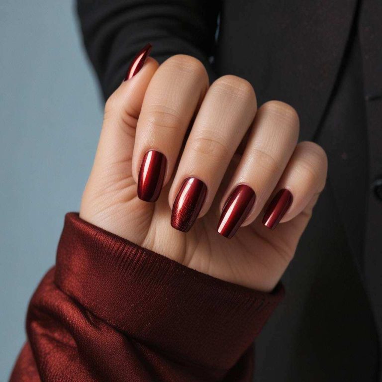 Stunning Red Fall Nails To Elevate Your Autumn Style! - Glamour Corner