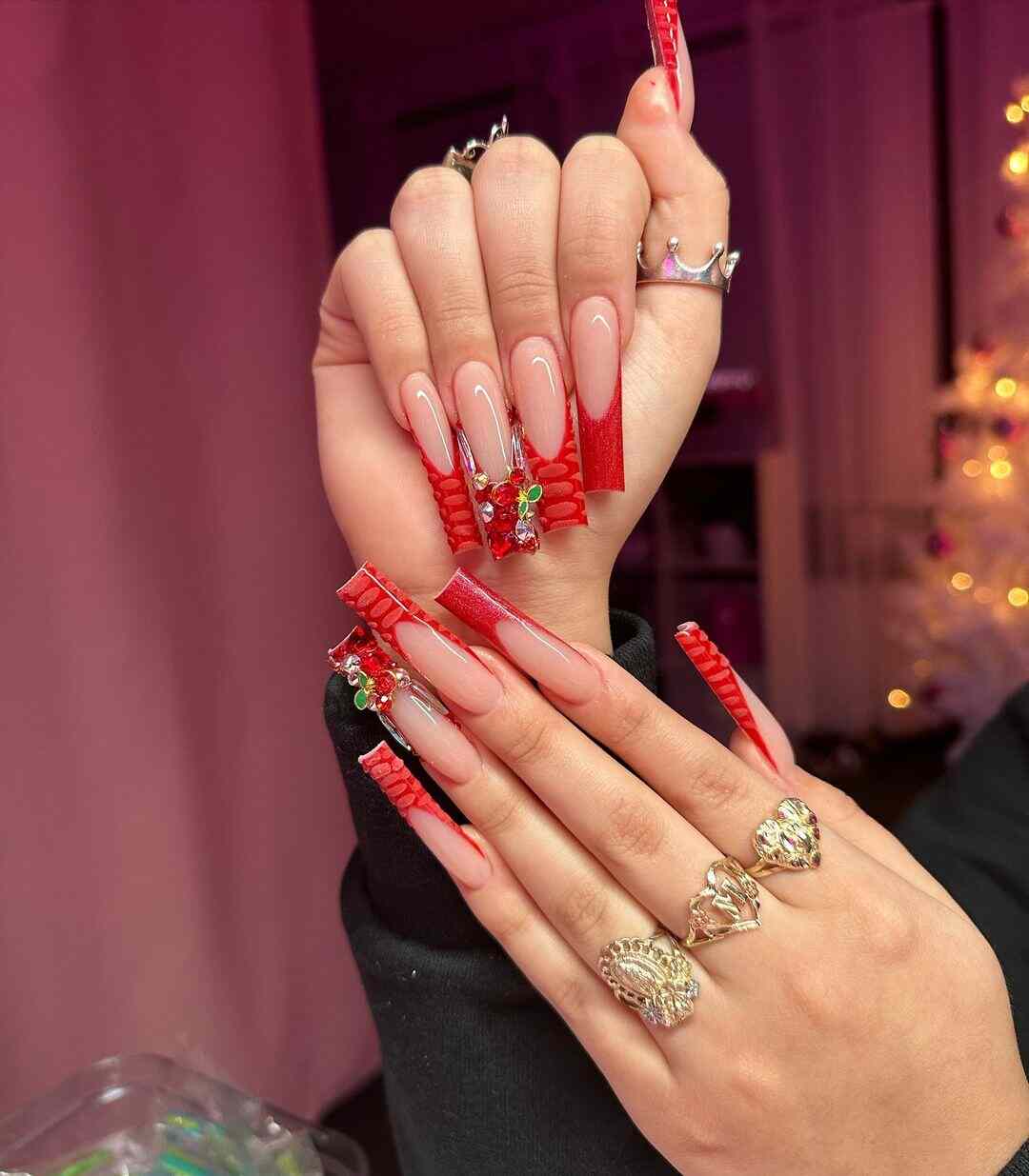 Stunning Red Fall Nails To Elevate Your Autumn Style! - Glamour Corner