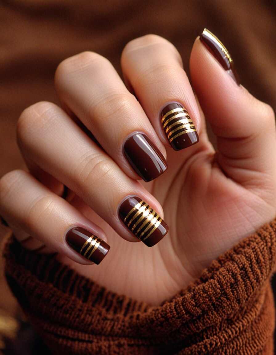 Stunning Fall Dip Nails To Inspire Your Next Manicure! - Glamour Corner