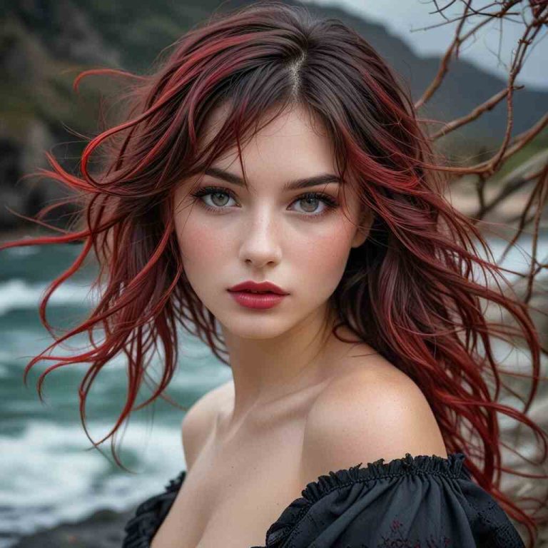 32 Stunning Red Highlights On Dark Hair To Elevate Your Look! - Glamour ...