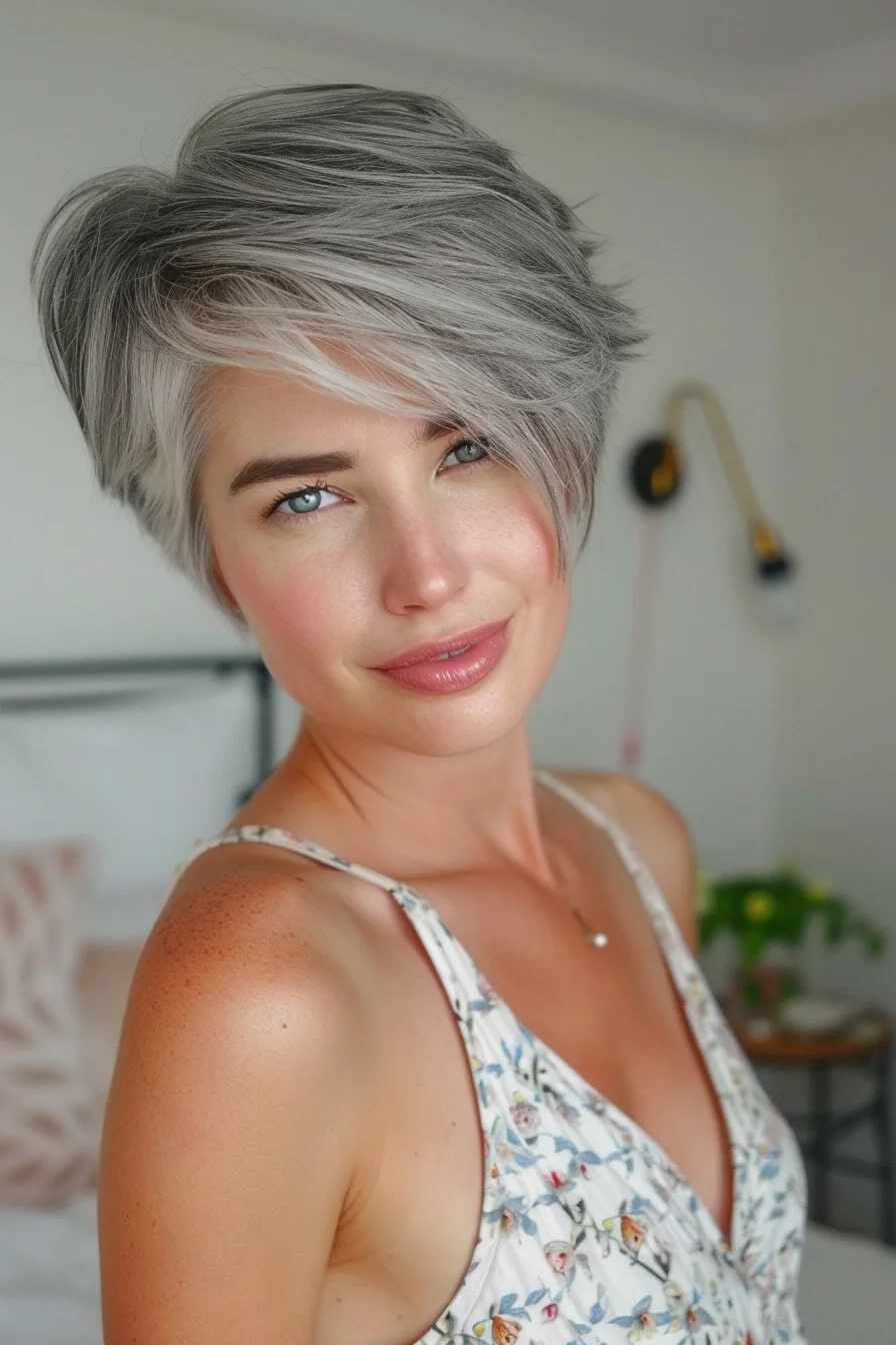 33 Stunning Pixie Cuts For Gray Hair That Will Make You Shine ...