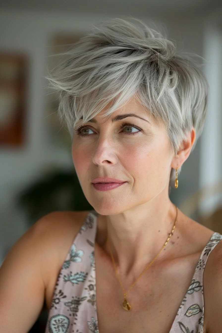 33 Stunning Pixie Cuts For Gray Hair That Will Make You Shine ...