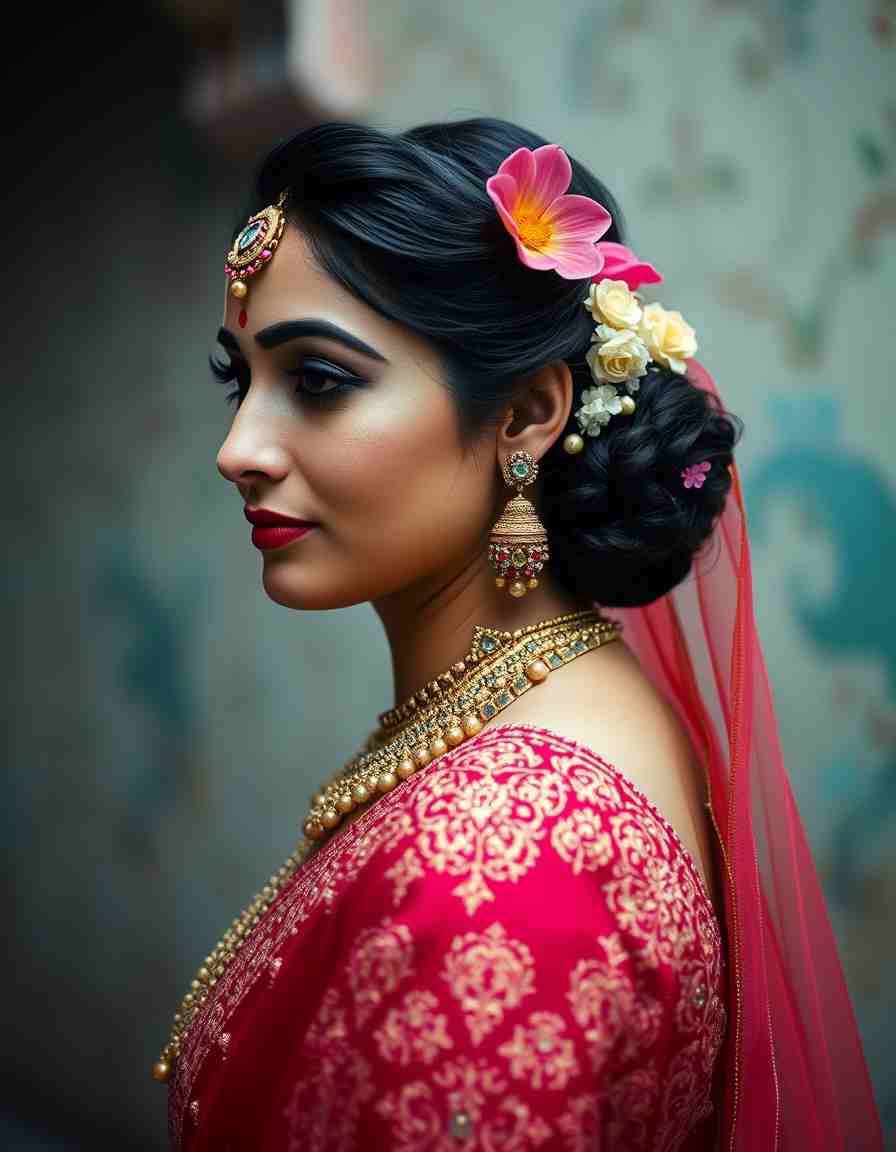 33 Breathtaking Indian Wedding Hairstyles To Elevate Your Bridal Look ...
