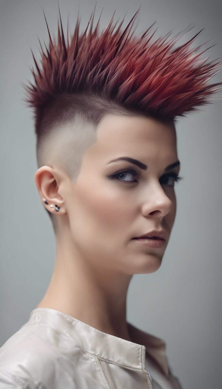35 Bold And Stunning Mohawk Hairstyles For Women: Unleash Your Edgy ...