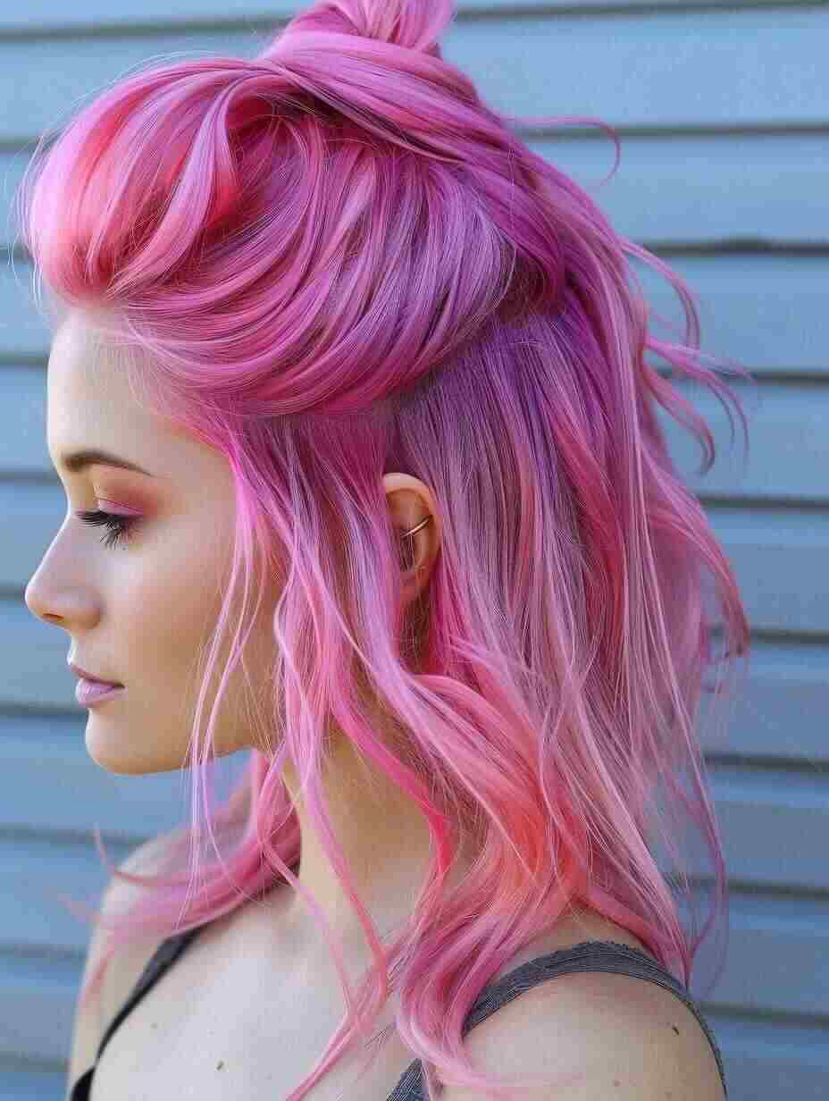 36 Stunning Pink Hair Color Ideas To Transform Your Style! - Glamour Corner