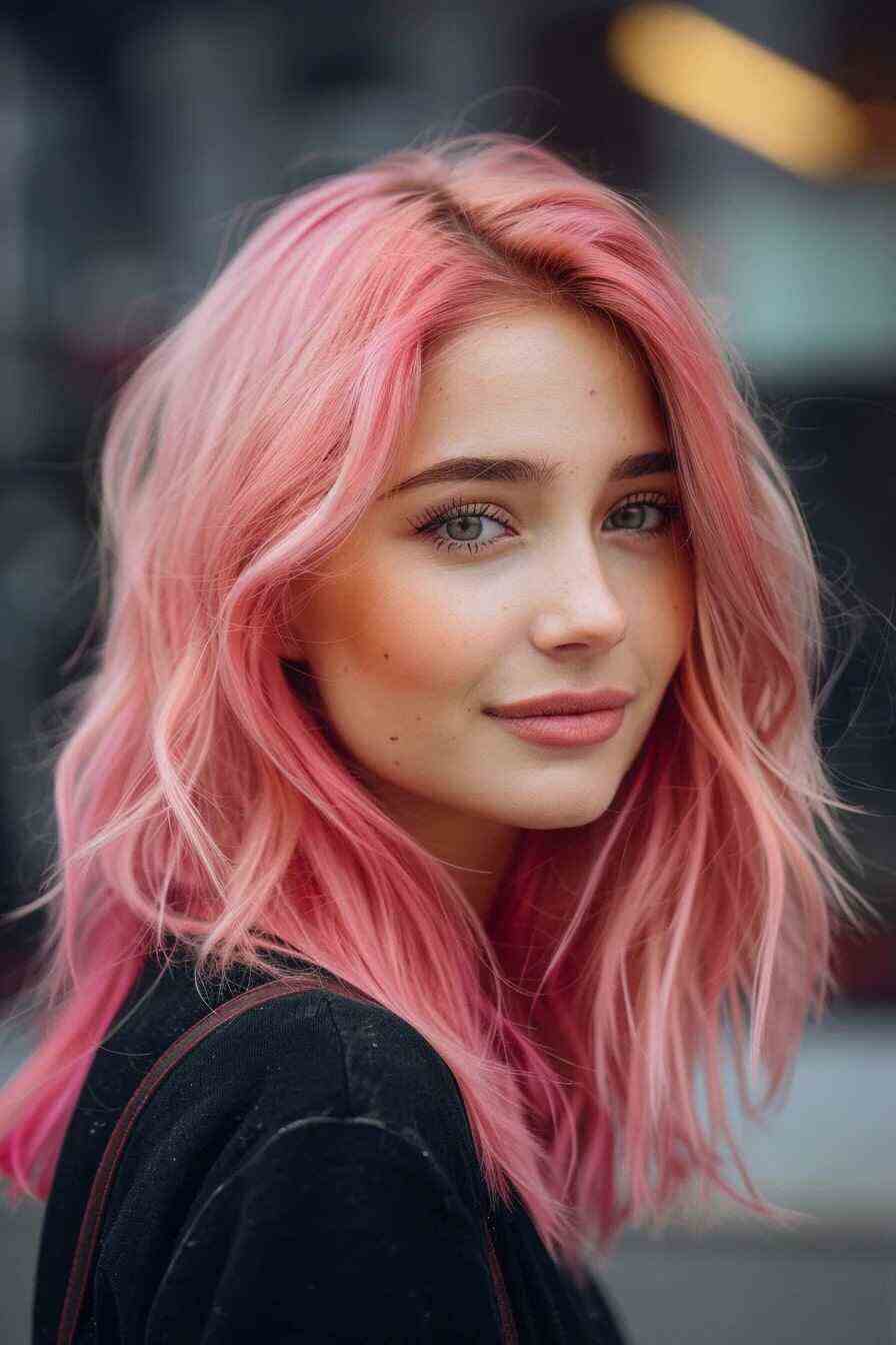 36 Stunning Pink Hair Color Ideas To Transform Your Style! - Glamour Corner
