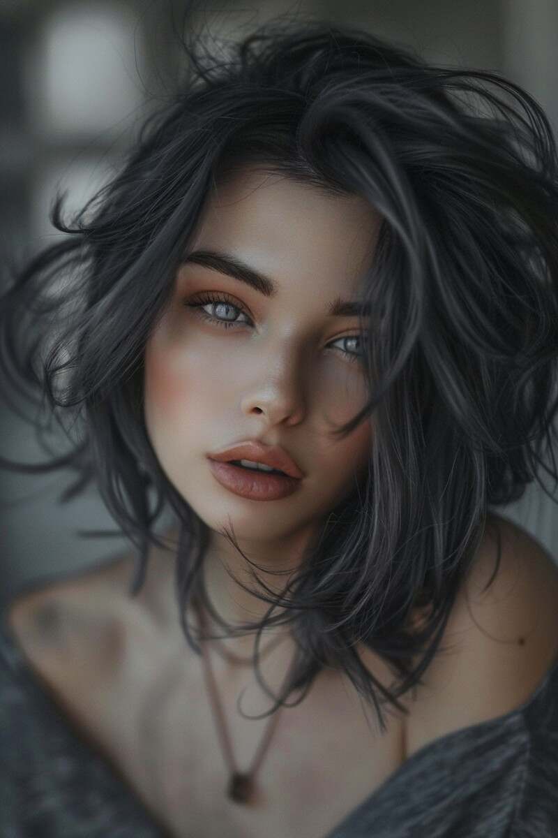30 Stunning Jet Black Hair Color Ideas To Elevate Your Style! - Glamour ...