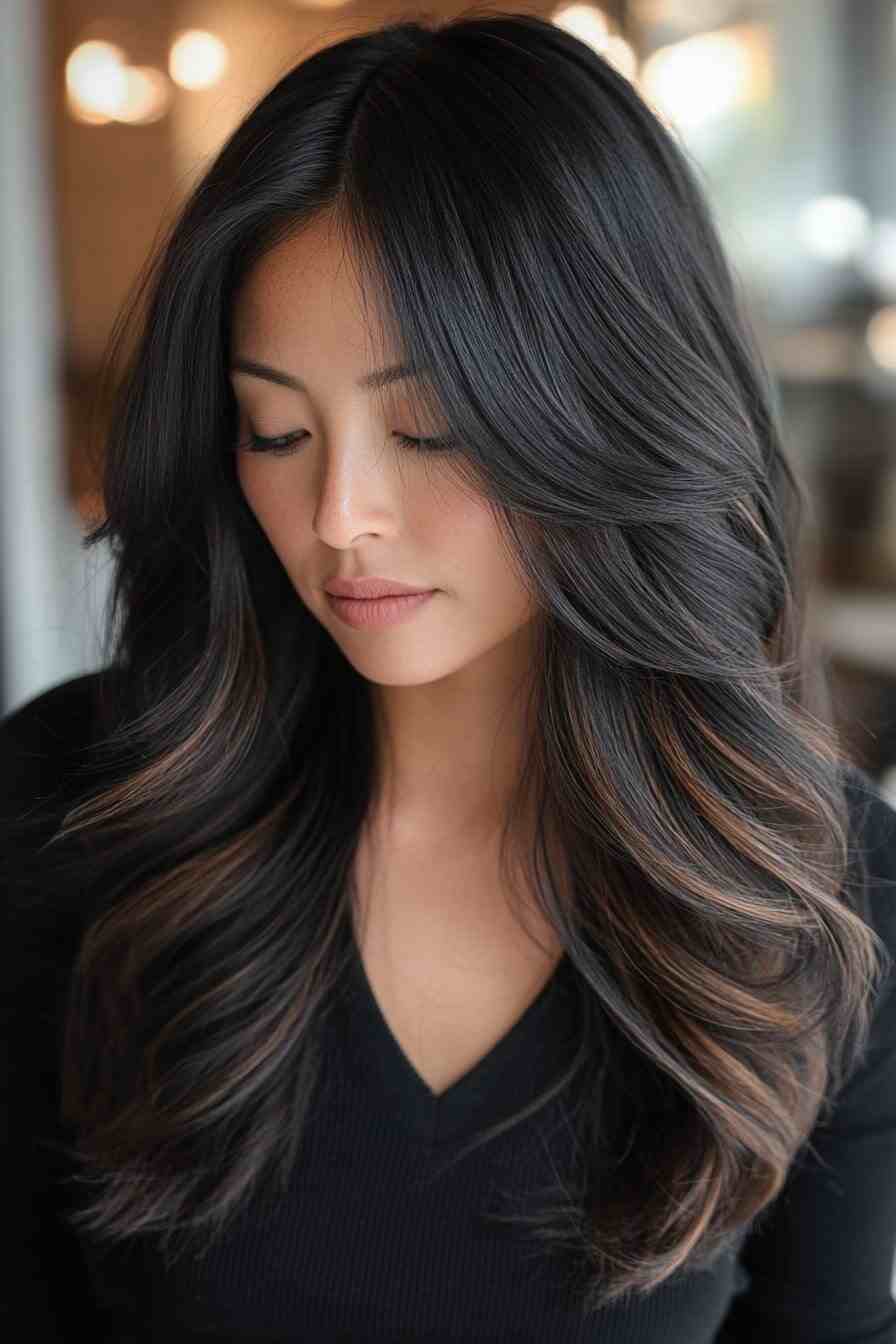 30 Stunning Jet Black Hair Color Ideas To Elevate Your Style! - Glamour ...