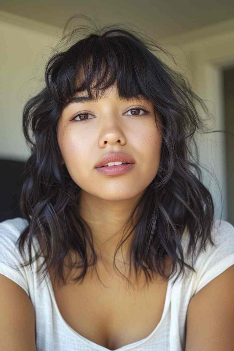 31 Trendy Hairstyles With Wispy Bangs To Transform Your Look! - Glamour ...