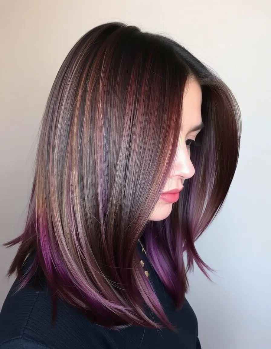 32 Gorgeous Under Color Hair Ideas To Transform Your Look With Bold And ...