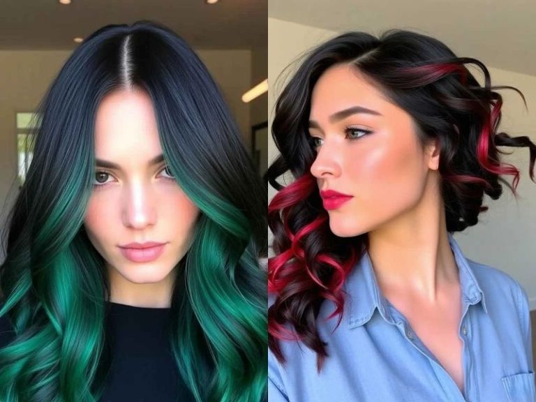 32 Gorgeous Under Color Hair Ideas To Transform Your Look With Bold And ...