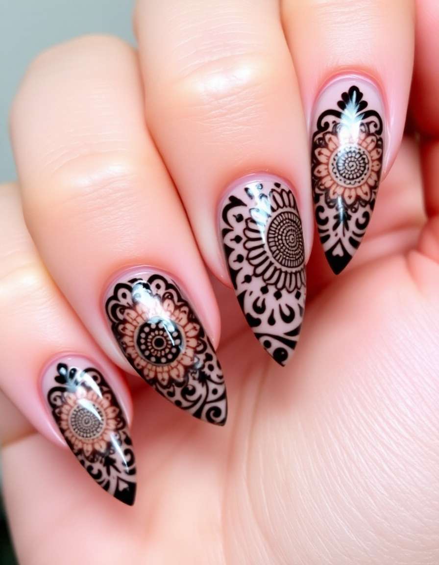 Gorgeous Boho Nails Designs To Elevate Your Style With Free-Spirited ...
