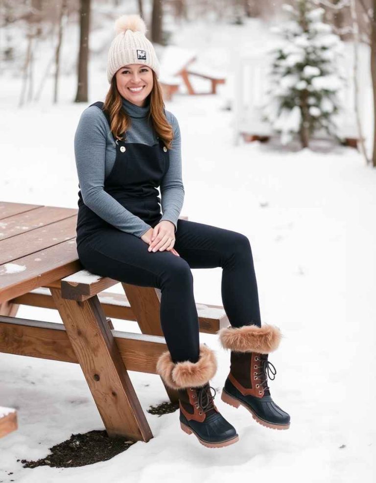 28 Chic Winter Boots Outfits To Keep You Warm And Stylish All Season ...