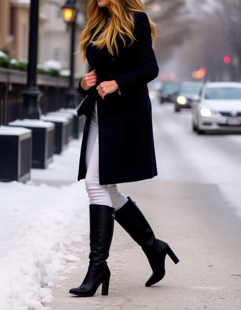 28 Chic Winter Boots Outfits To Keep You Warm And Stylish All Season ...