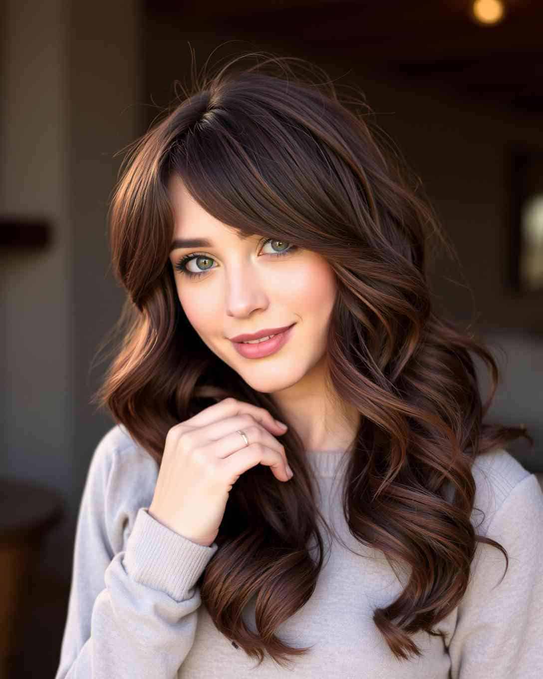 30 Gorgeous Chocolate Mauve Hair Ideas To Elevate Your Style - Glamour ...