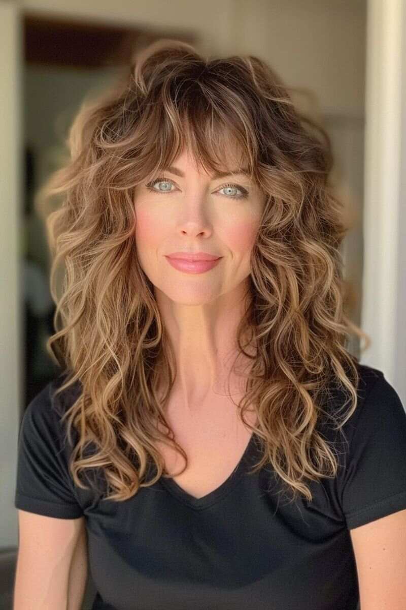 25 Stunning Curtain Bangs For Women Over 50: Stylish, Chic, And Age ...
