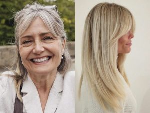 Trendy Curtain Bangs For Women Over 50 To Try Today! - Glamour Corner