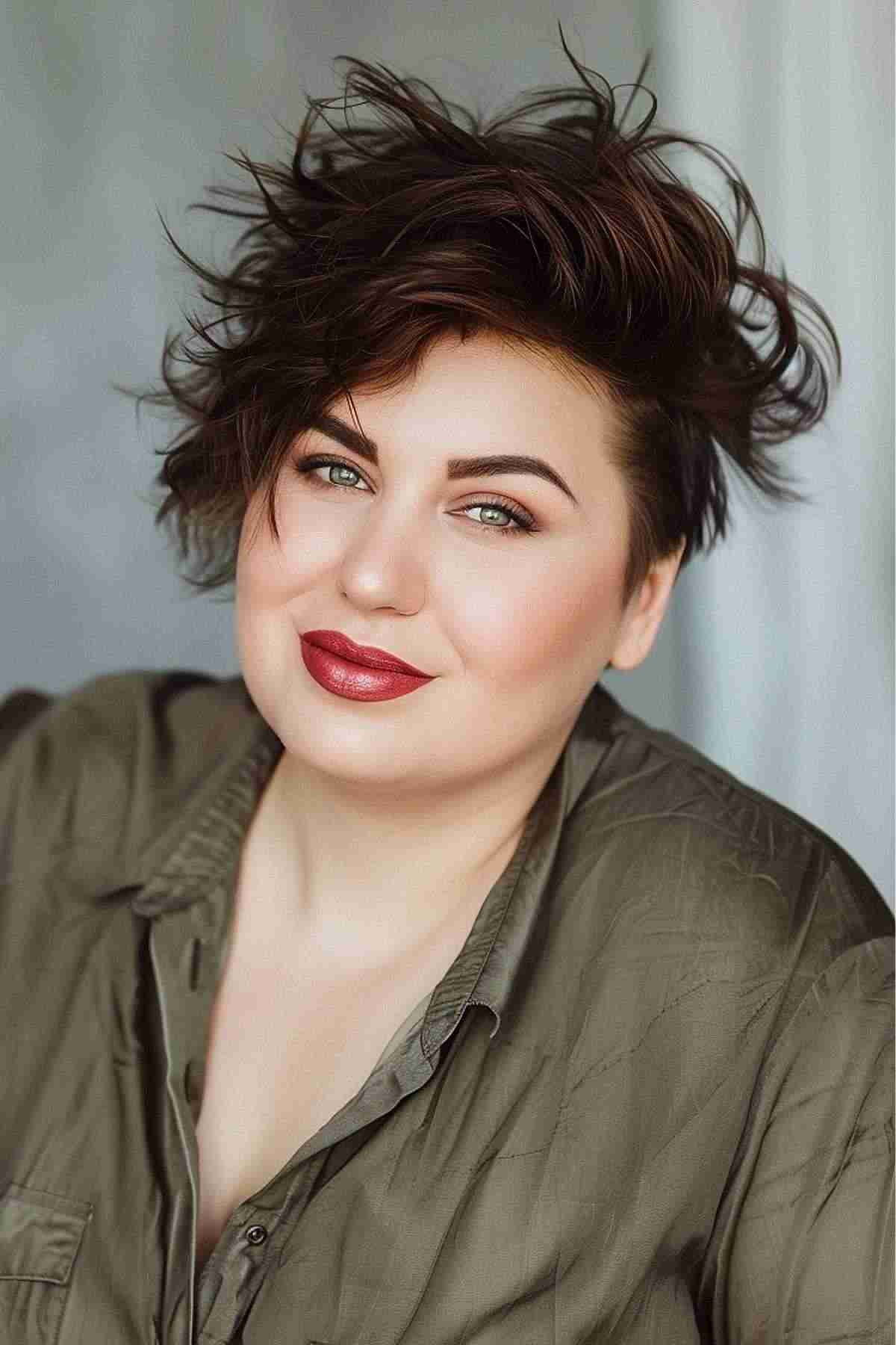 21 Gorgeous Long Pixie Hairstyles For Plus Size Women That Flatter And ...