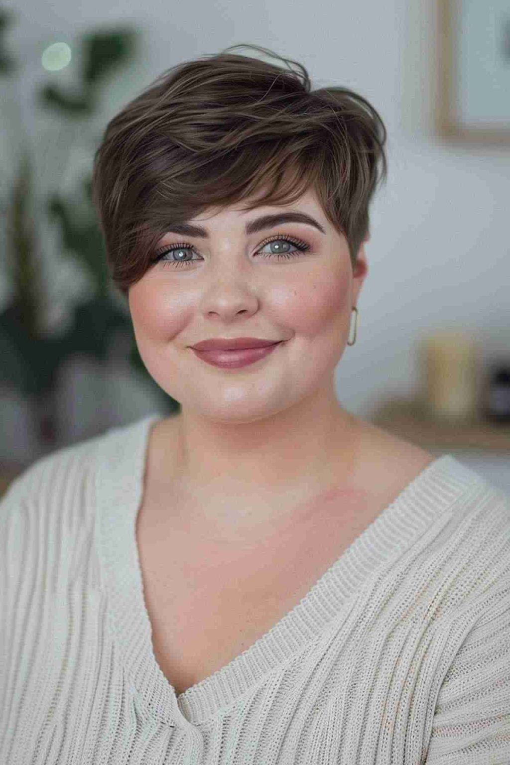 21 Gorgeous Long Pixie Hairstyles For Plus Size Women That Flatter And ...