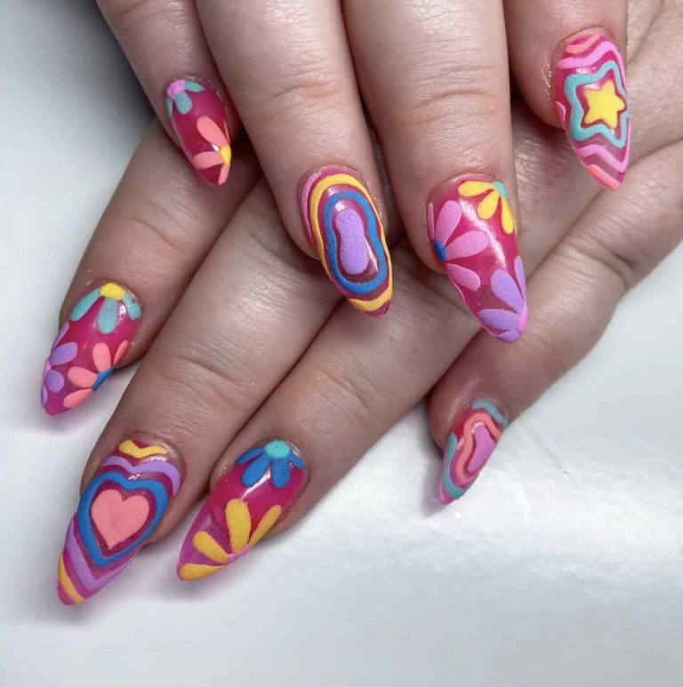 Stunning Hippie Nails That Channel Boho Vibes And Free-Spirited Style ...