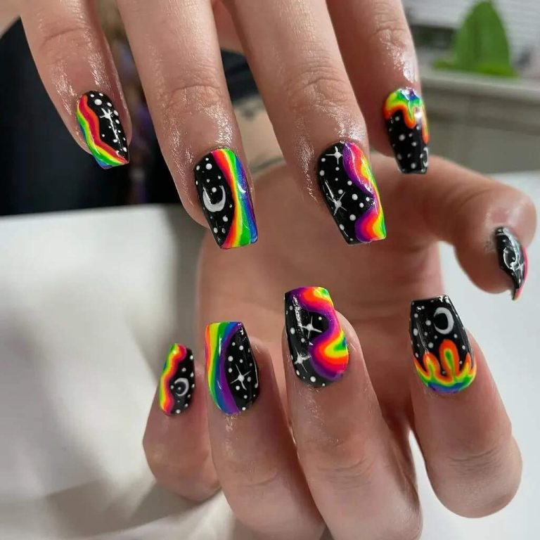 Stunning Hippie Nails That Channel Boho Vibes And Free-Spirited Style ...