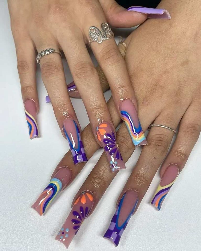 Stunning Hippie Nails That Channel Boho Vibes And Free-Spirited Style ...
